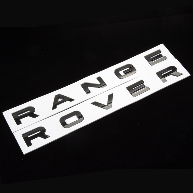 Land Rover Logo Black Background Range Rover Original Car Logo EMBLEM:
