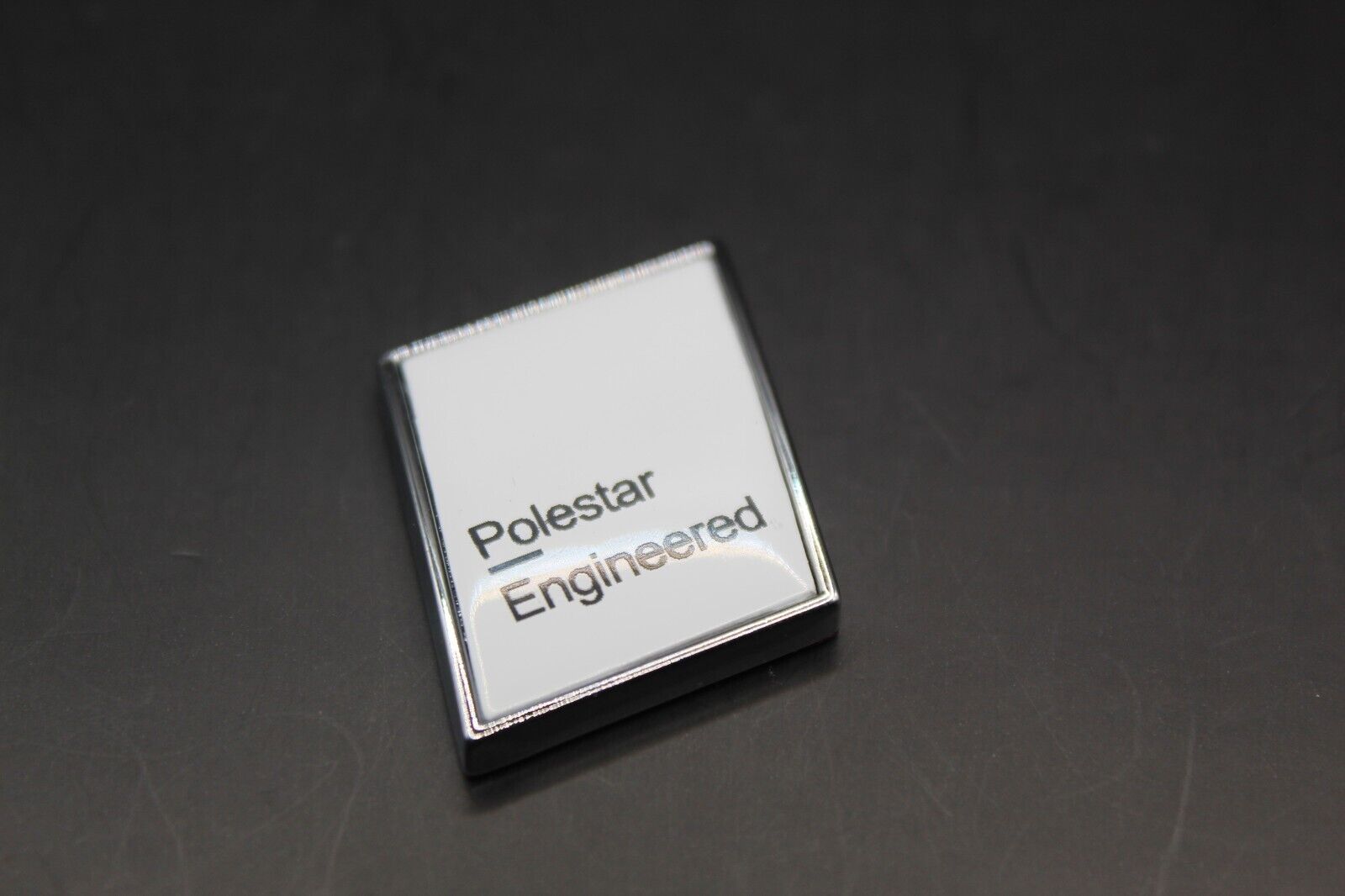 White Black Polestar Engineered Car Badge Rear Trunk Boot Lid Tailgate