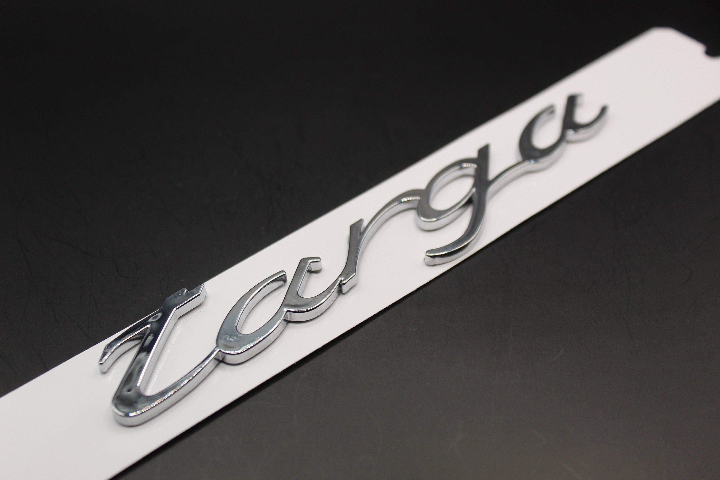 Chrome Silver targa Badge For Porsche